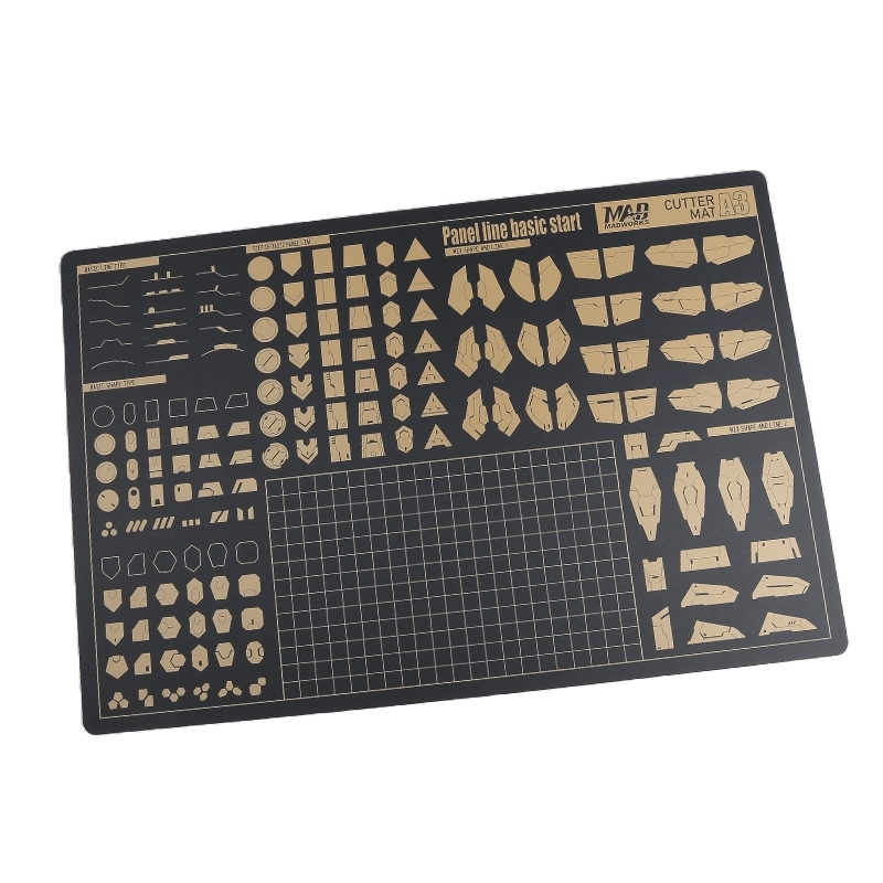 Cutting Mat for Modelers - A3 - Gunpla Panel Line – MADWORKS